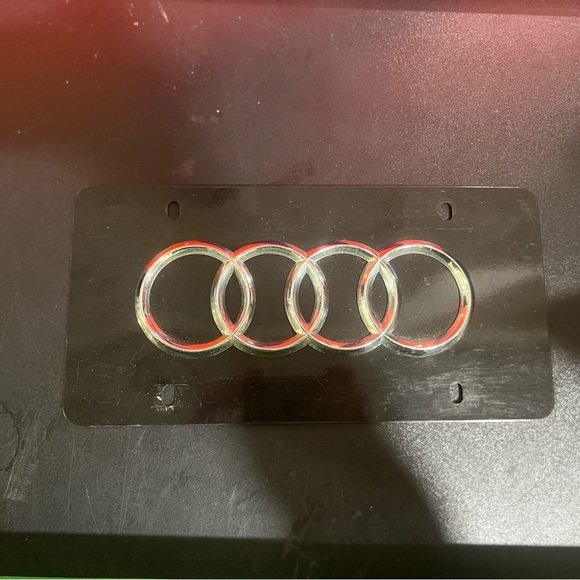 Other | Audi License Plate | Poshmark